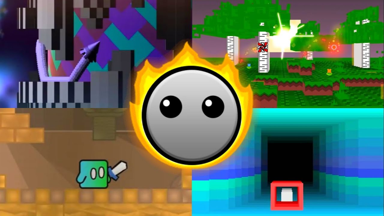 Niveles que ROMPIERON el LIMITE de Geometry Dash - YouTube