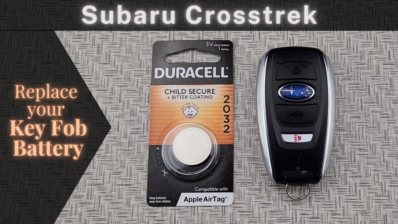 Interesting Subaru Crosstrek Key Fob Battery Pictures