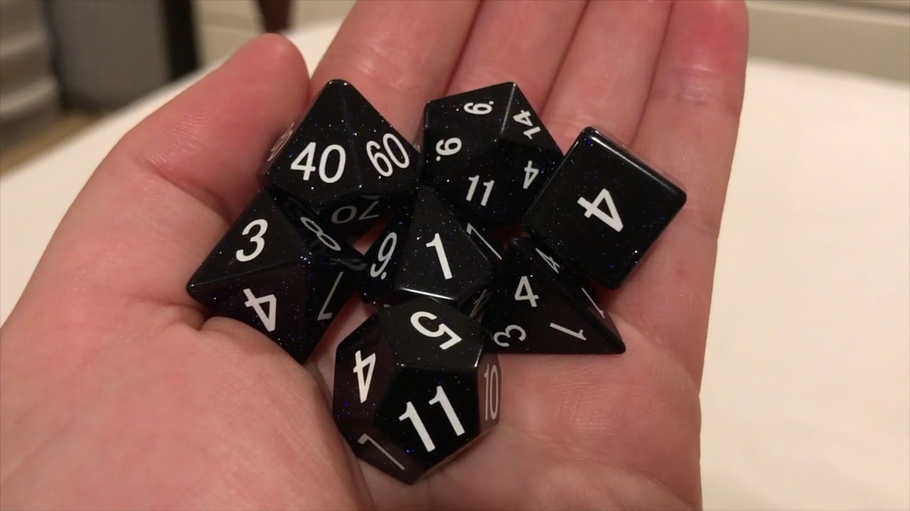 Blue Sandstone Gemstone Dice made by GamerGeek493 - YouTube