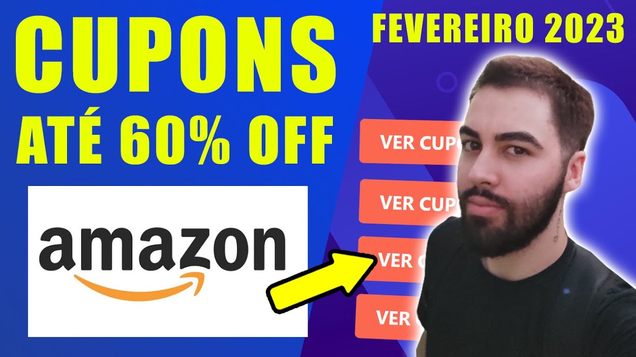 CUPOM DE DESCONTO AMAZON FEVEREIRO 2023 CUPOM AMAZON - YouTube