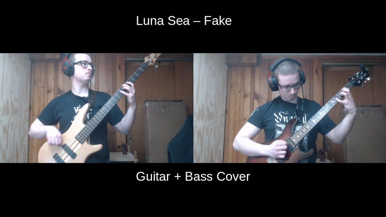 Luna Sea - Fake | Guitar + Bass Cover - YouTube
