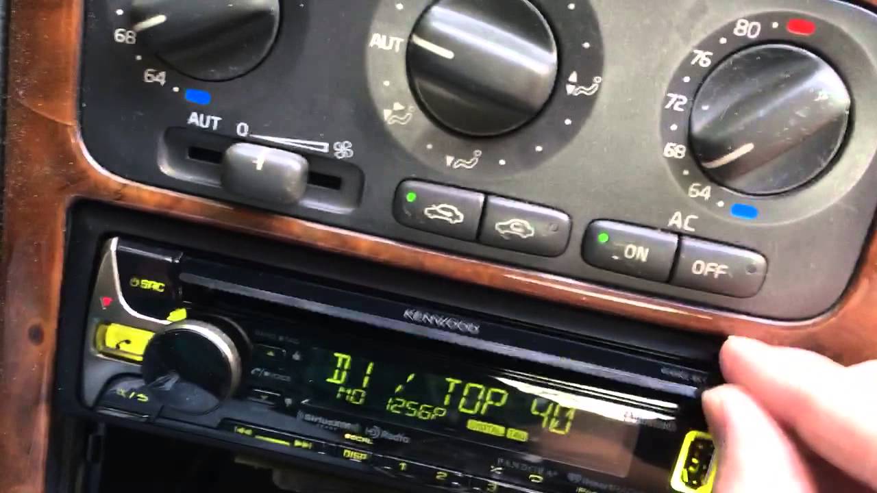 Kenwood HD Head unit upgrade Volvo s70 v70 summary - YouTube