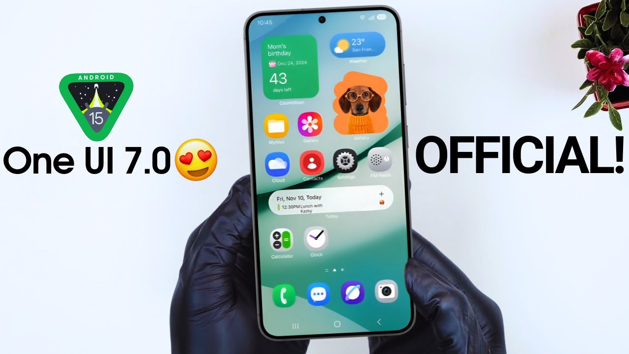 Samsung One UI 7.0 - FINALLY OFFICIAL! - YouTube
