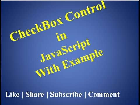 javaScript Tutorial For Beginners | 24. CheckBox Control in javaScript ...