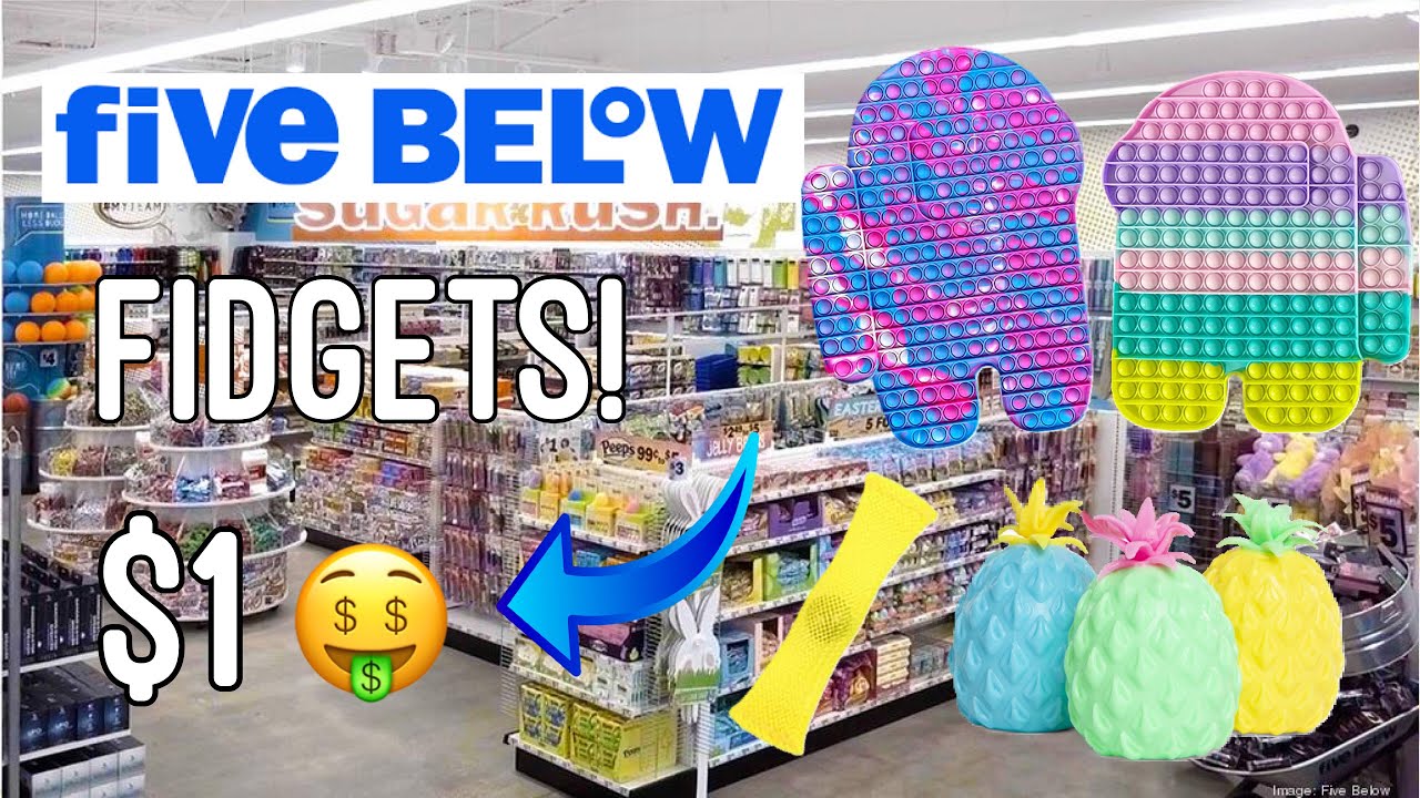Fidget Shopping at Five Below!🤑🛍 *SUPER RARE POP ITS* No Budget Fidget ...