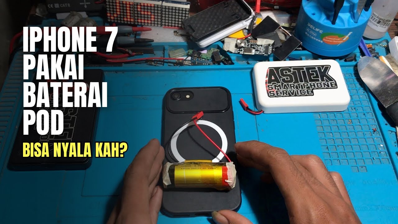 Iphone 7 Baterai Pod, Bisa Nyala Kah? - YouTube