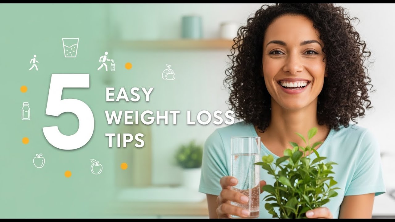 5 Easy Weight Loss Tips Anyone Can Do - YouTube