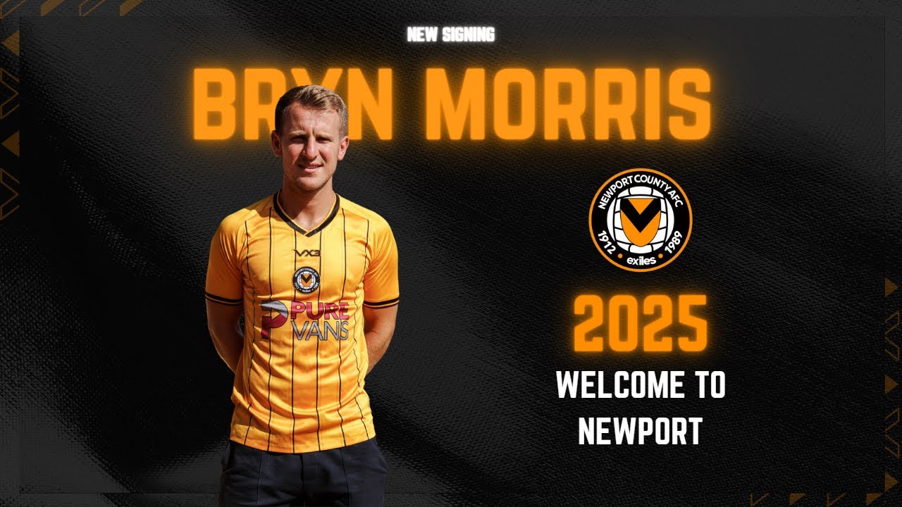 Bryn Morris 🗣 | Bryn speaks after signing for Newport County AFC - YouTube