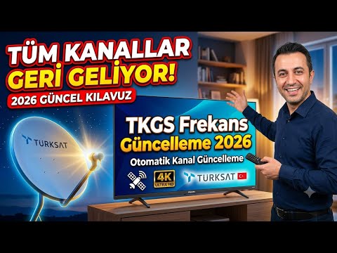 Uydu Kanal Güncelleme 2026 Philips Android Tv TKGS Frekans Listesi 