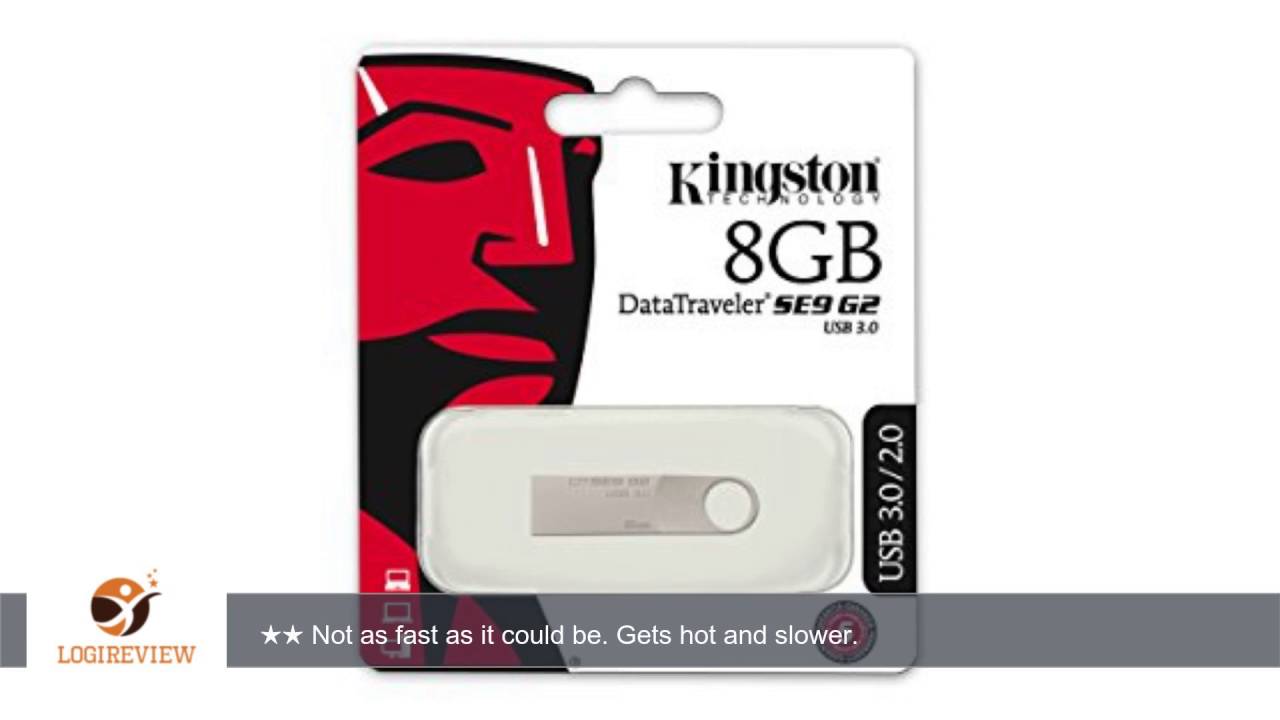 Kingston Digital 8 GB DataTraveler SE9 G2 USB 3.0 Flash Drive (DTSE9G2 ...
