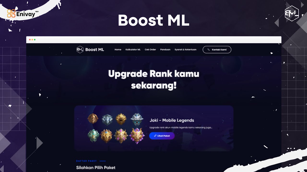 Web Joki Games Mobile Legends - Boost ML - YouTube