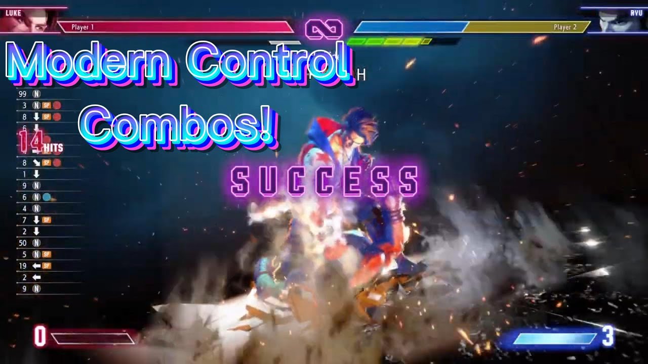 Street Fighter 6 Luke Modern Control Combos Youtube