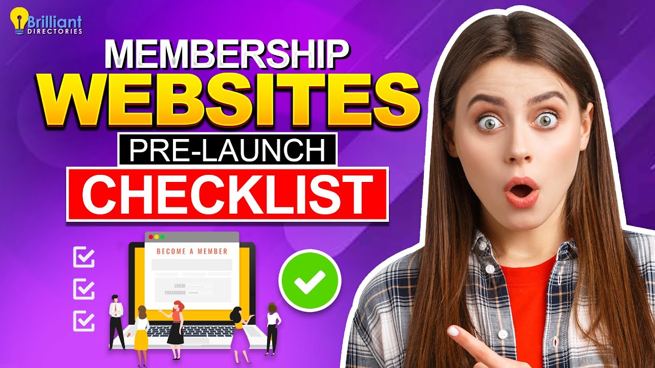 7-Step Pre-Launch Checklist for Membership Websites 📝 Set Up Your ...