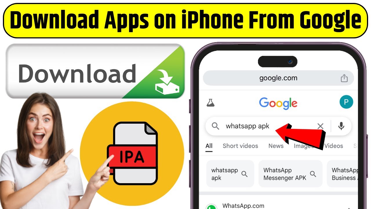 iPhone Me Google Se Apps Kaise Download Kare | How to Install Apps From ...