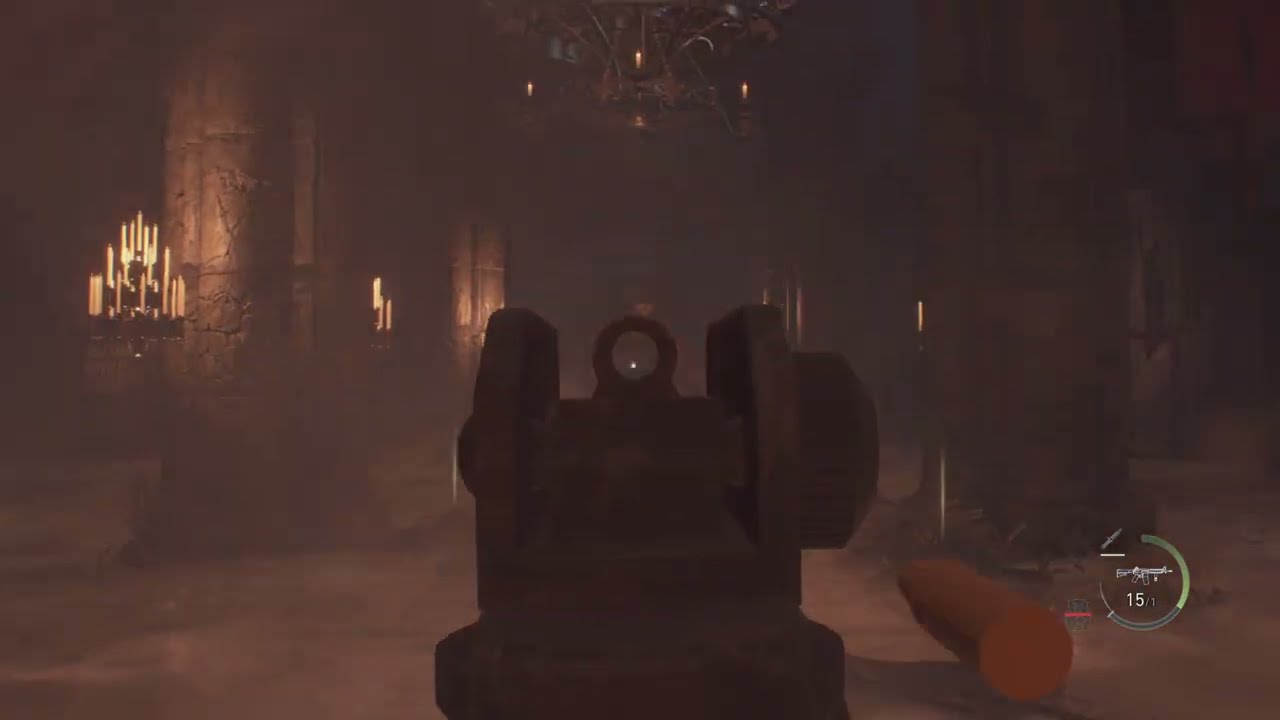 RE4 Remake - Unloading a Full Clip of CQBR Assault Rifle - YouTube