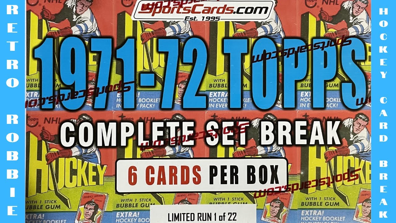 1971-72 Topps Hockey Mystery Box from Sportscards.com. Box #4 - 6 Cards ...
