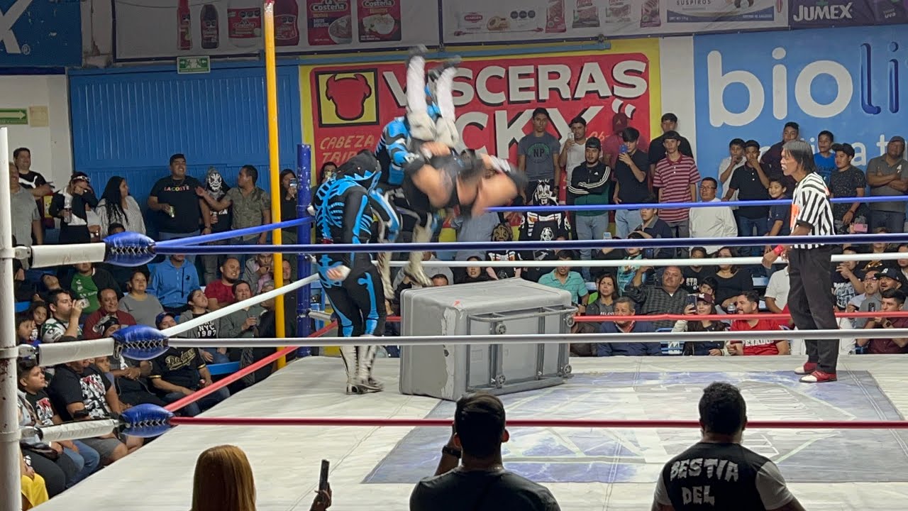 LA Park Jr e Hijo de LA Park vs Bestia del Ring y Vangellys - YouTube