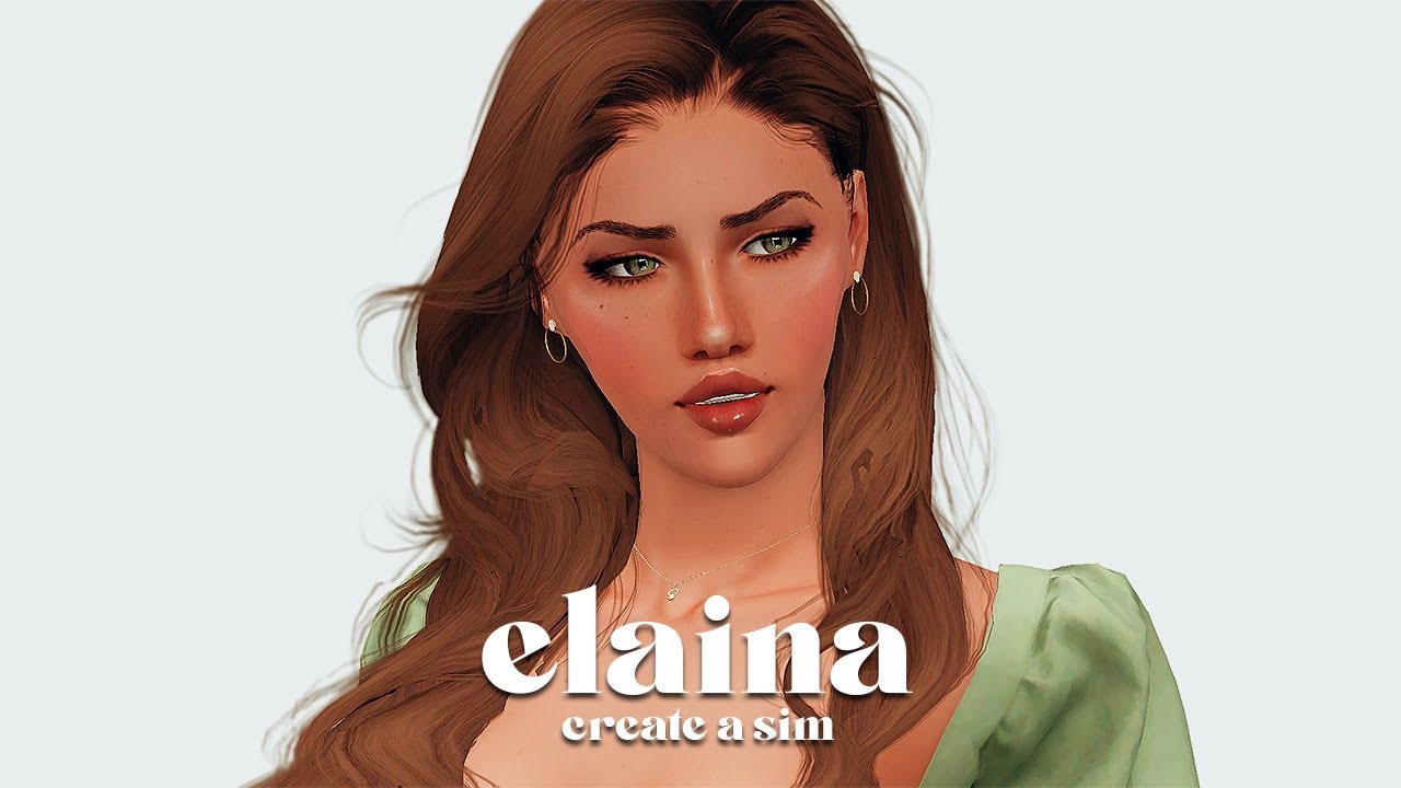 elaina stevens ˚.⋆ | the sims 3: create a sim - YouTube