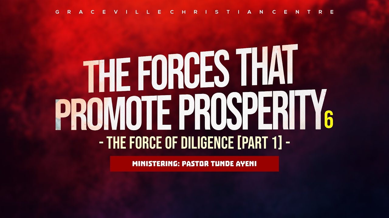 FORCES THAT PROMOTE PROSPERITY {6}: THE FORCE OF DILIGENCE {1} - YouTube