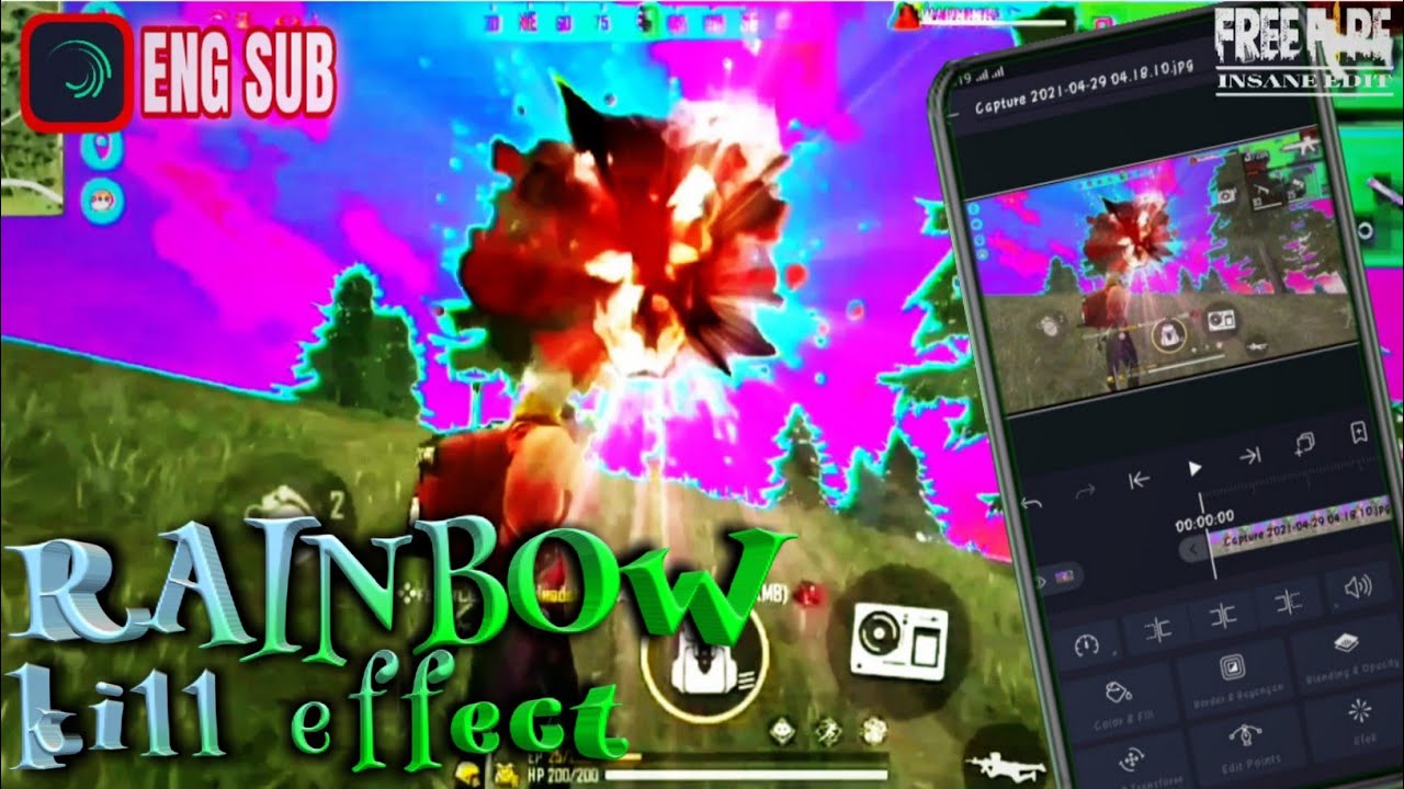 RAINBOW KILL EFFECT || ALIGHT MOTION TUTORIAL - YouTube