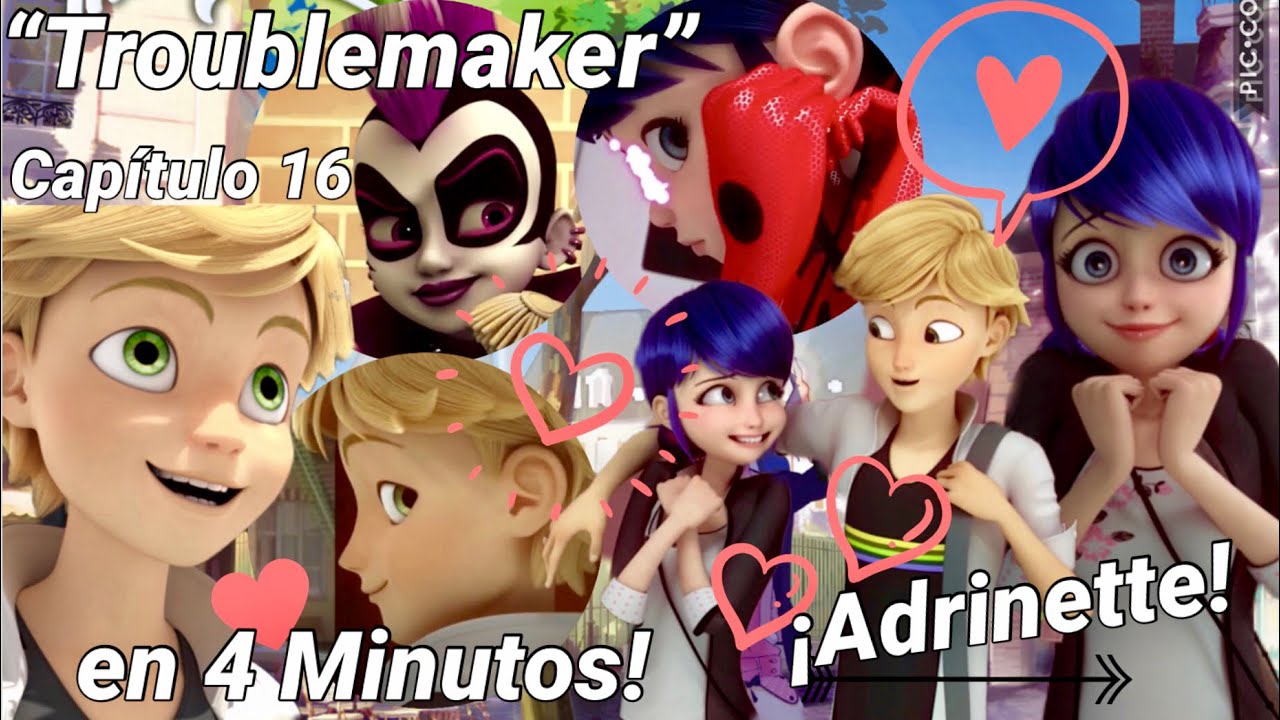 Miraculous Ladybug | Capítulo 16: TROUBLEMAKER en 4 MINUTOS ...