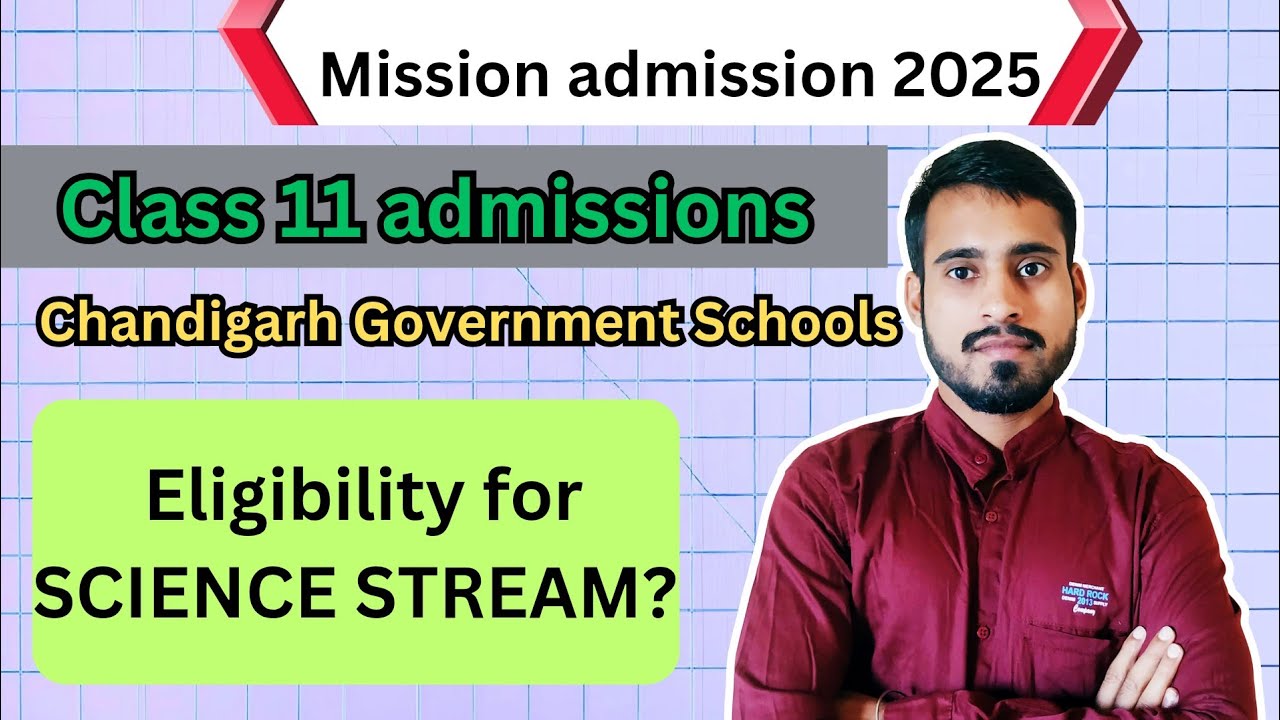 Eligibility criteria for admission in Science Stream | Class 11 ...
