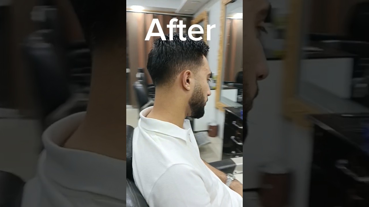 Before and After low fed haircut #youtube #hairstyle #03175860418 my ...