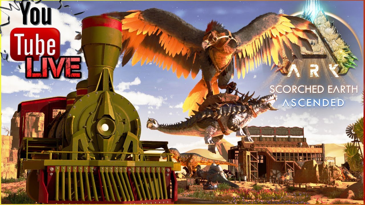 The Massive ARK Railway Build Project 💥LIVE!!!💥 - YouTube