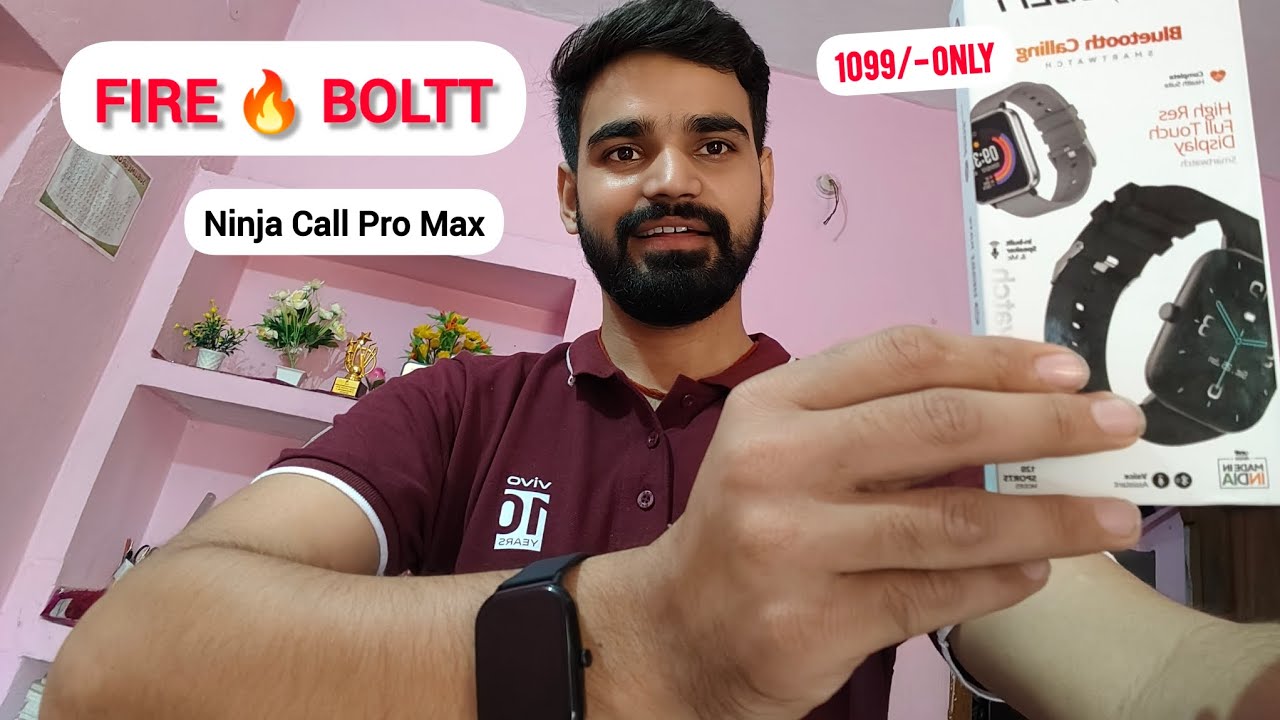 FIRE BOLTT NINJA CALL PRO MAX SMARTWATCH || BEST SMART WATCH UNDER 1K # ...