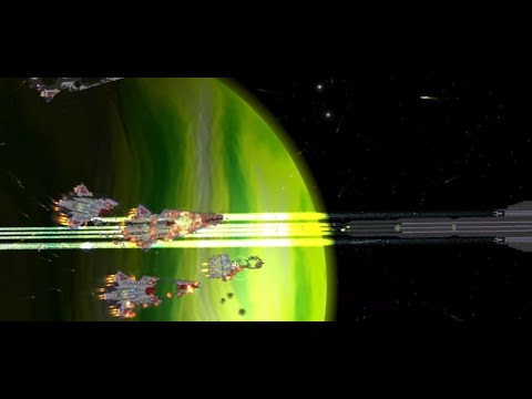 UNSC Orbital Rail Cannon vs Venator Fleet - YouTube