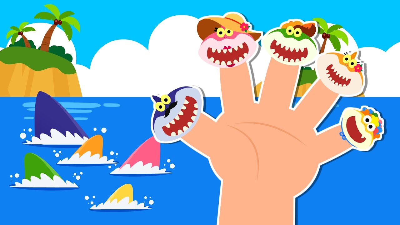 Finger Family (Baby Shark Version) | Sharks Family Song | Mother Goose ...