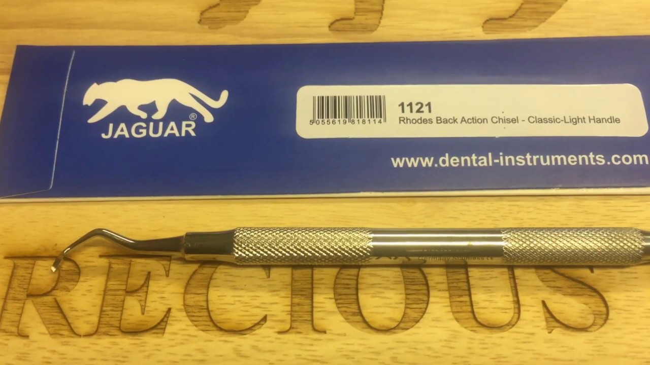 Jaguar Rhodes Back Action Periodontal Chisel - YouTube