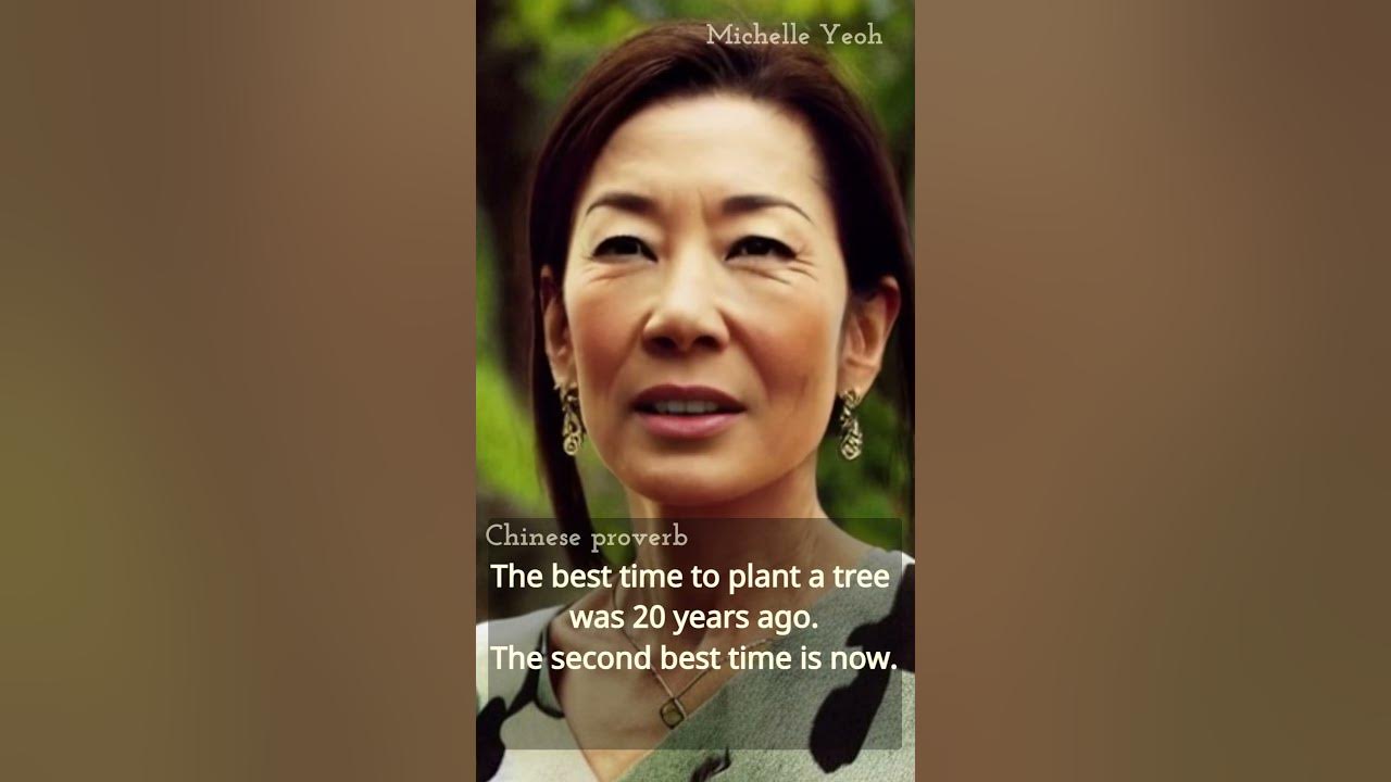 The best time to plant a tree was 20 years ago. The second best time is ...