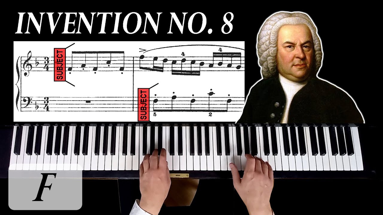 SNEAKY STUFF - Bach Invention no. 8 in F major - Analysis - YouTube