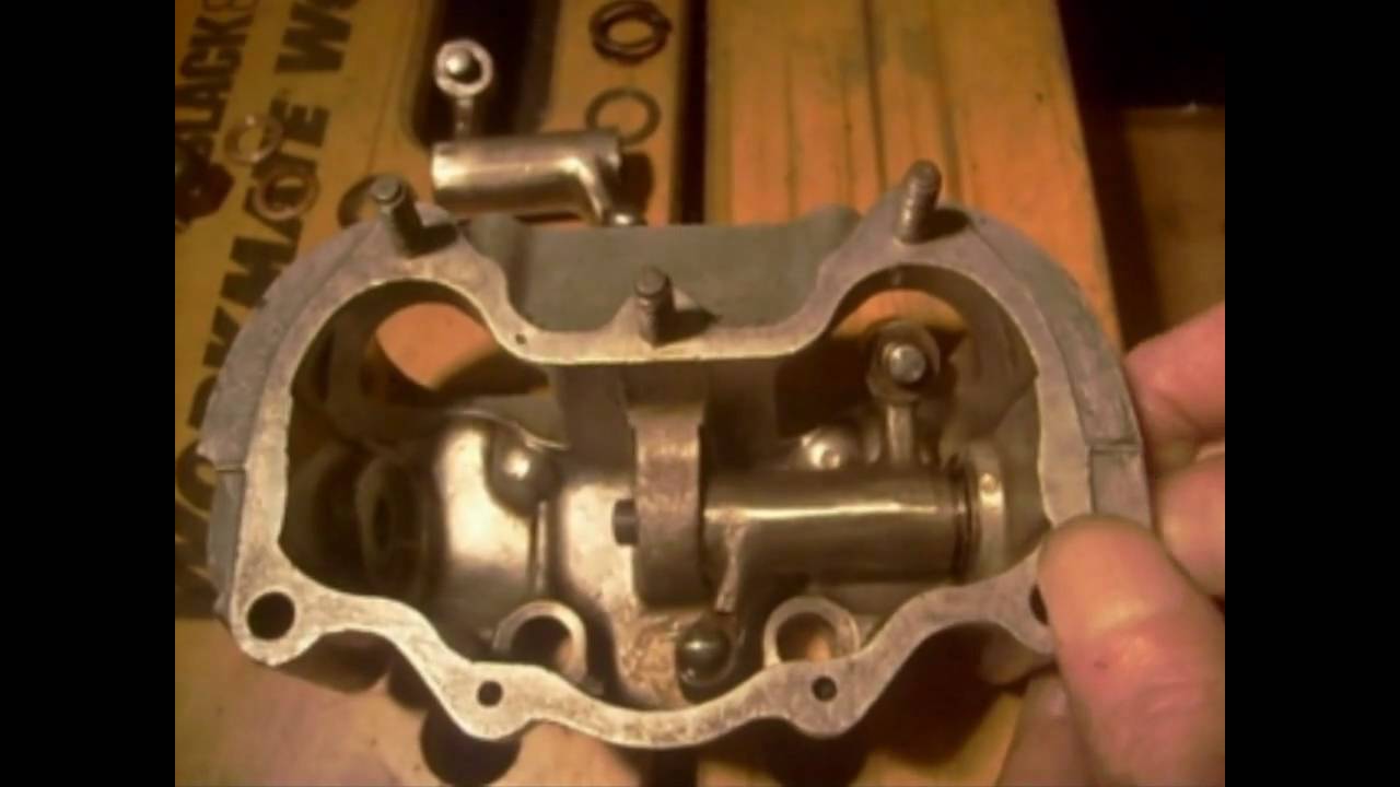 Changing rocker spindle O rings T120R - YouTube