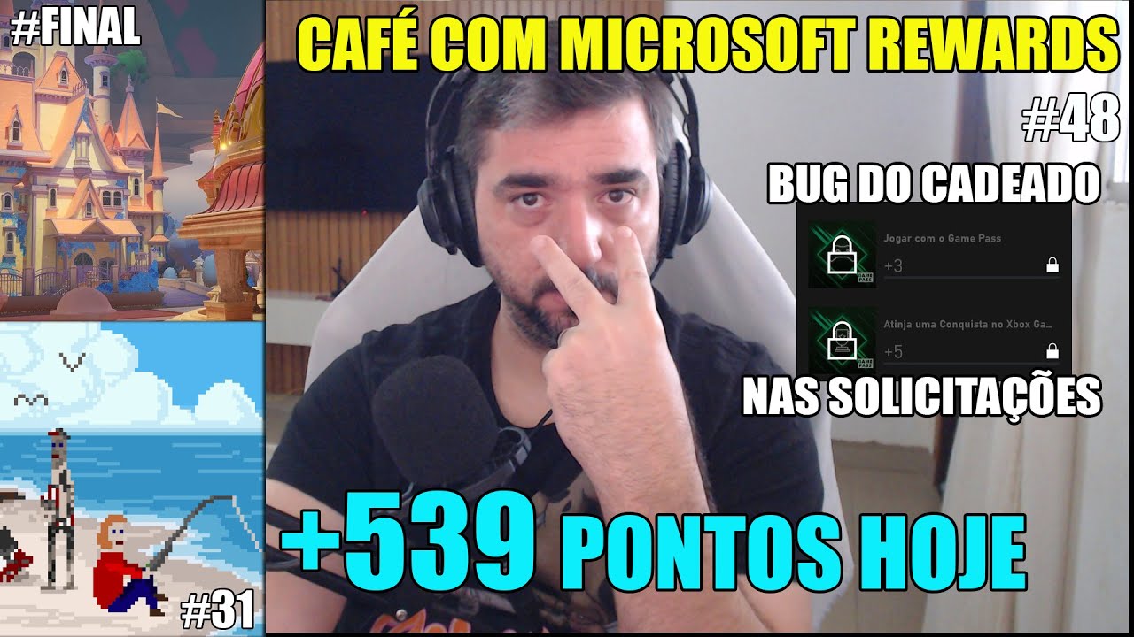 CAFE COM MICROSOFT REWARDS - BUG DO CADEADO AFETANDO RENOVAÇÕES DO XBOX ...
