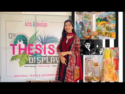 THESIS DISPLAY NATIONAL TEXTILE UNIVERSITY|FYP|NTU TEXTILE DESIGN 2k23 ...