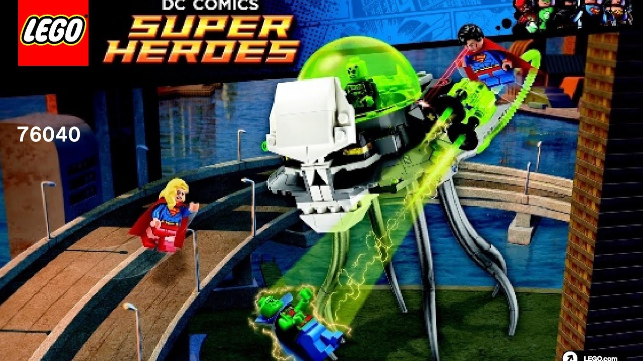LEGO Batman Superheroes Brainiac Attack Set 76040 Supergirl ...