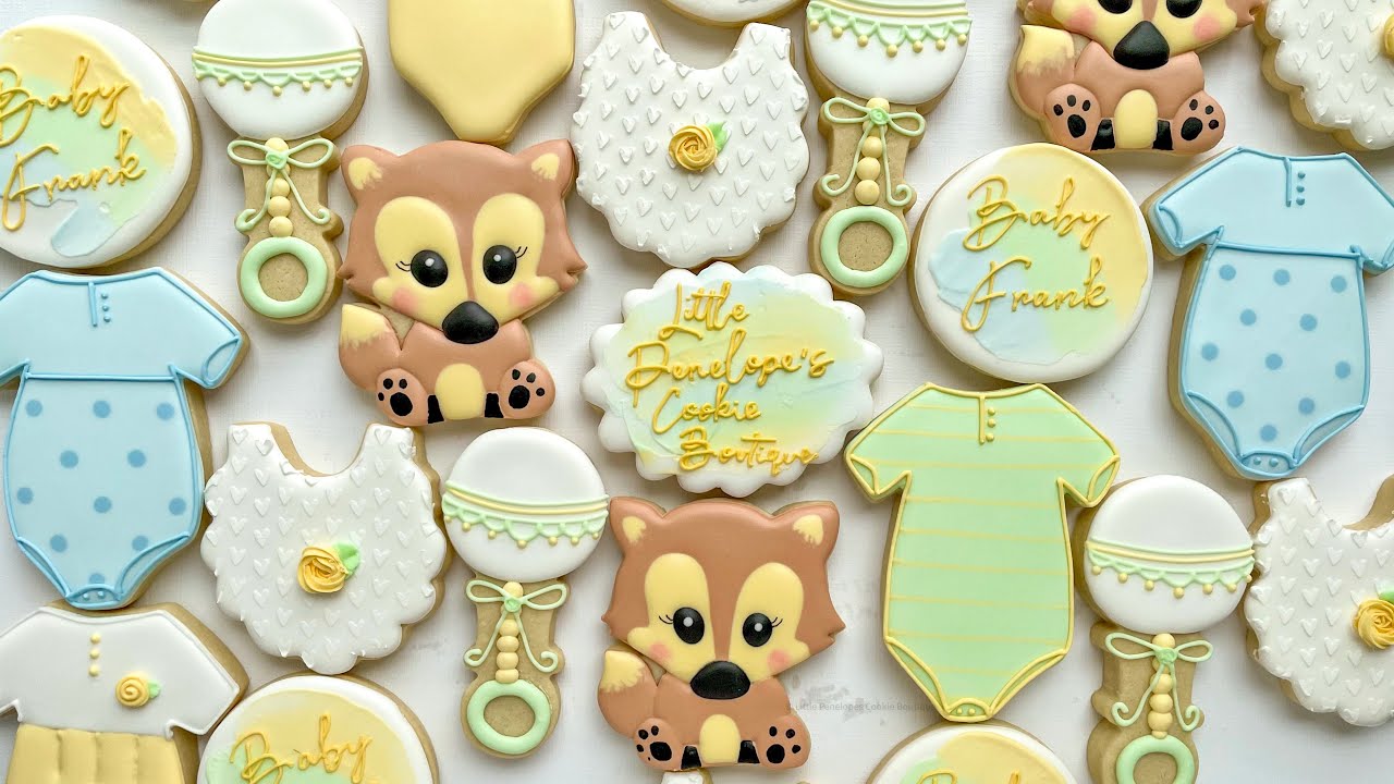 Boy Baby Shower Cookies 1 Dozen Boy Baby Shower Cookies | Sweet Tooth