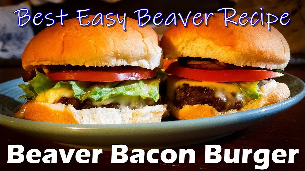 Beaver Bacon Burger - Best Beaver Recipe? | Cooking Wildlife | Wild ...