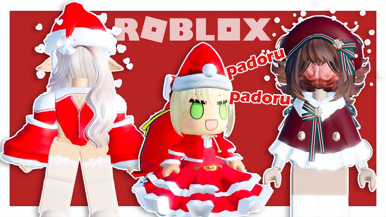Roblox Christmas Community Outfits 2022 - YouTube