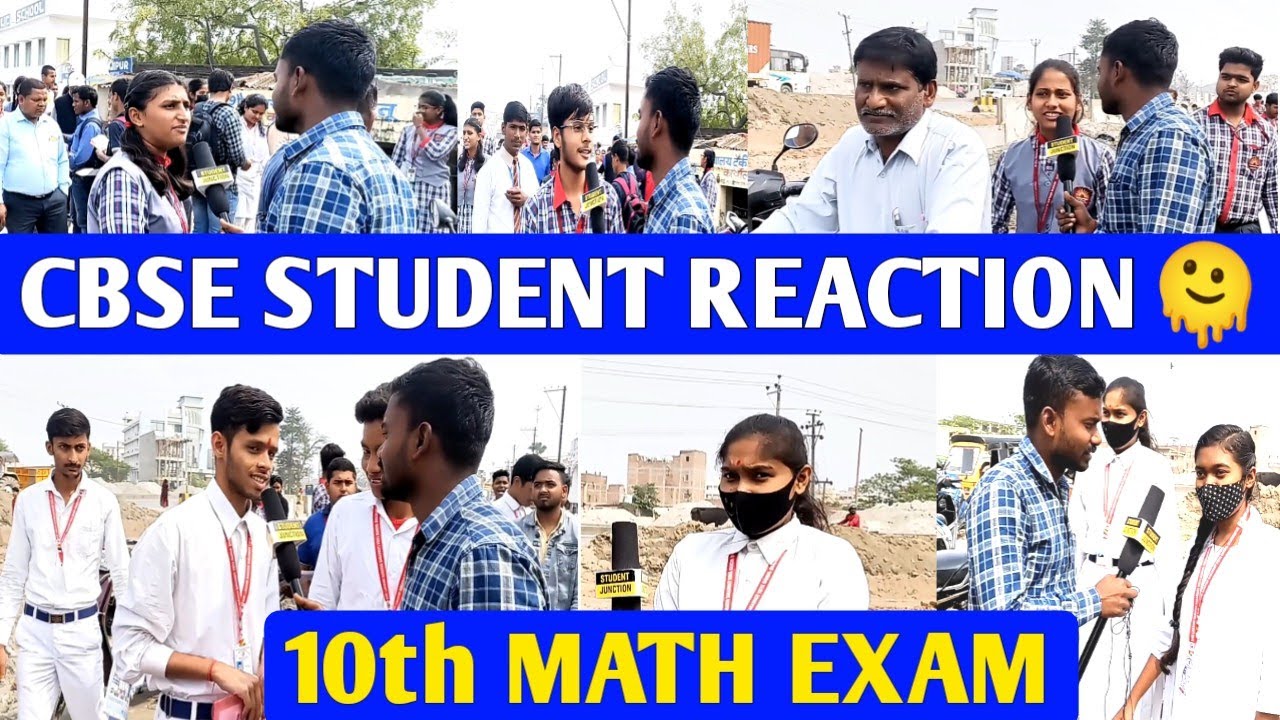 STUDENTS REACTION 🤪| CBSE CLASS 10TH EXAM REVIEW | 10th CBSE BOARD EXAM 2023 | STUDENT JUNCTION ...