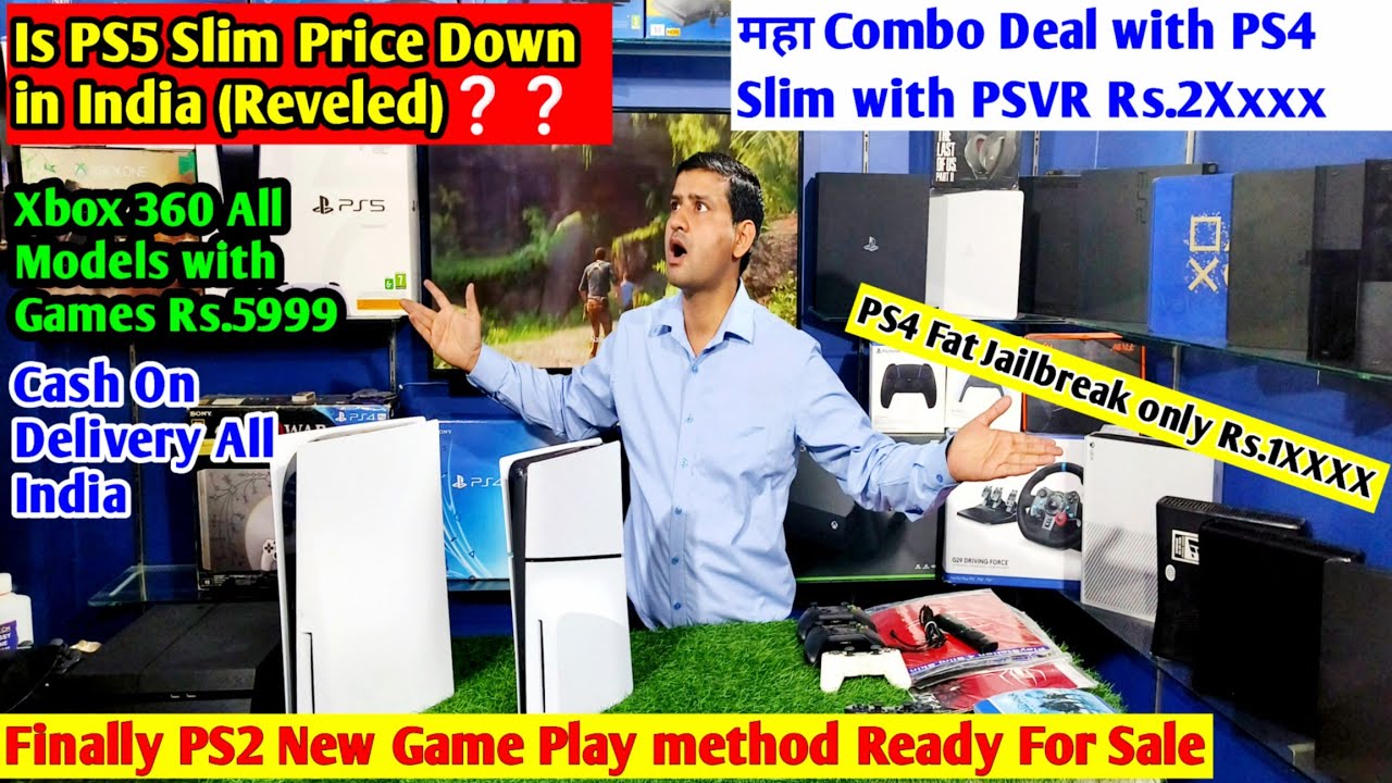 PS5 Slim India Version Launched Price & Discount I Playstation 5 Slim ...