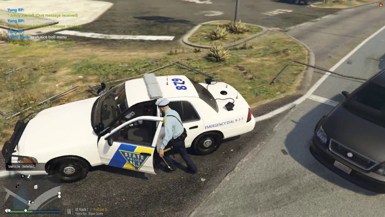 GTAV Roleplay - FIVEM - NJSP - YouTube
