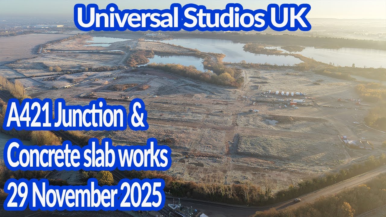 Universal Studios UK - Construction Update 29 November 2025 - YouTube