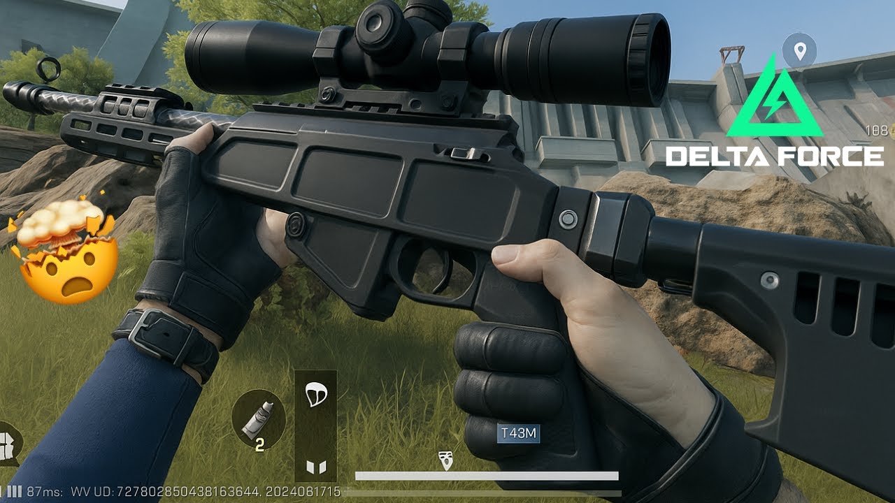SV-98 Sniper Rifle Gameplay | Delta Force | Zero Dam Map Tactical ...