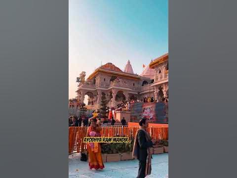 Ayodhya Ram Mandir | Jai Shree Ram 🙏..#ayodhyarammandir - YouTube