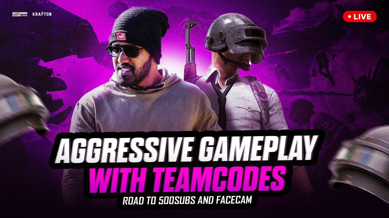Aggressive Gameplay with Team codes🔥and Custom Rooms #bgmi #bgmilive # ...