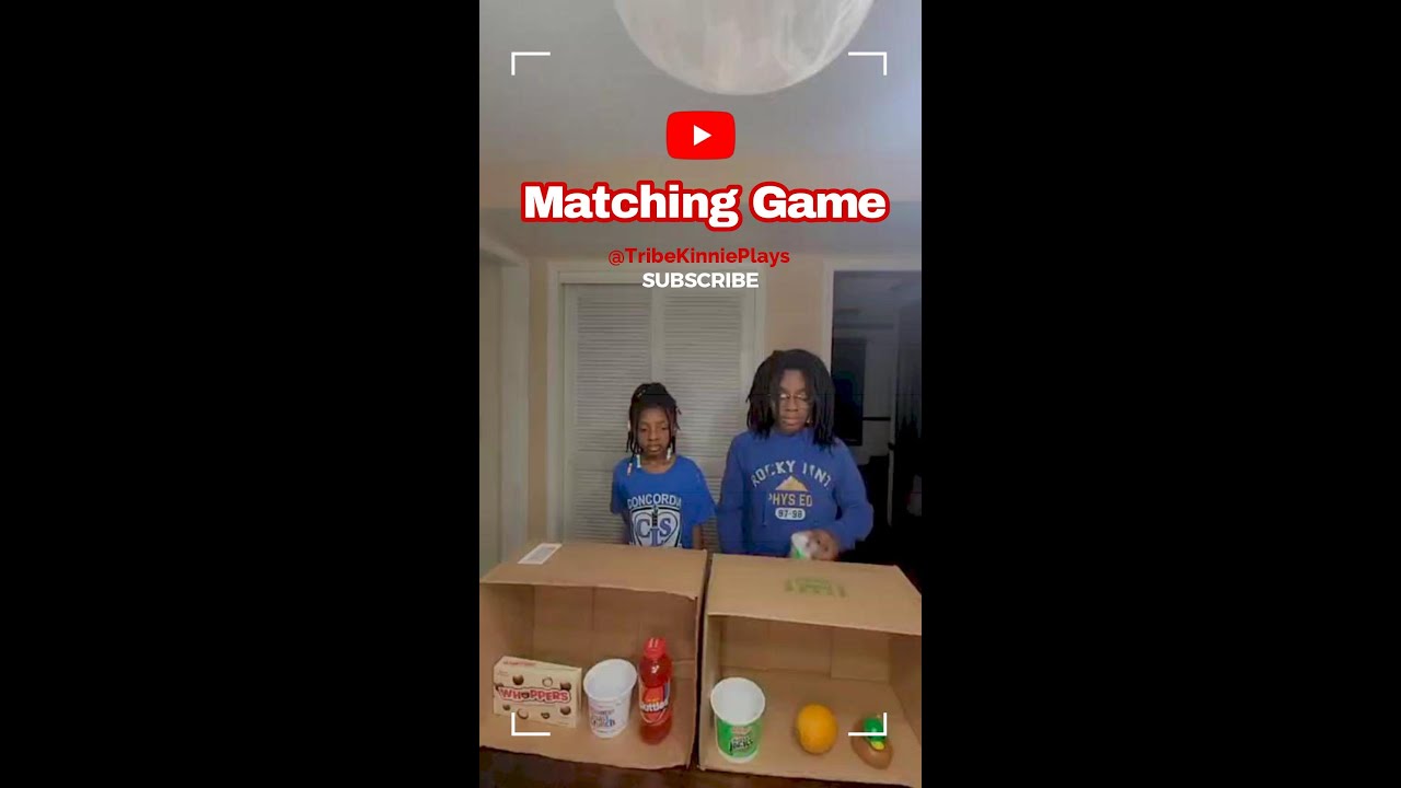 Who can match the object first! #competition #familygames #challenge ...