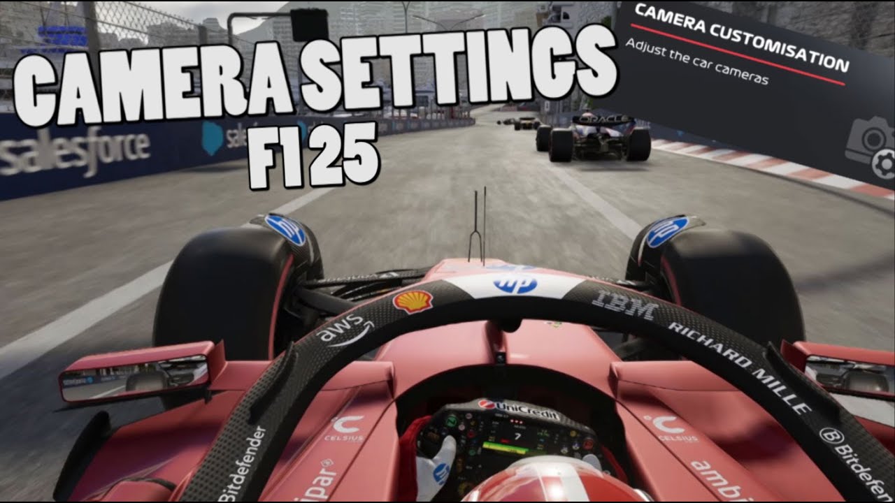 GOOD CAMERA SETTINGS - Cockpit, TV Pod, TV Pod Offset - F1 25 - YouTube